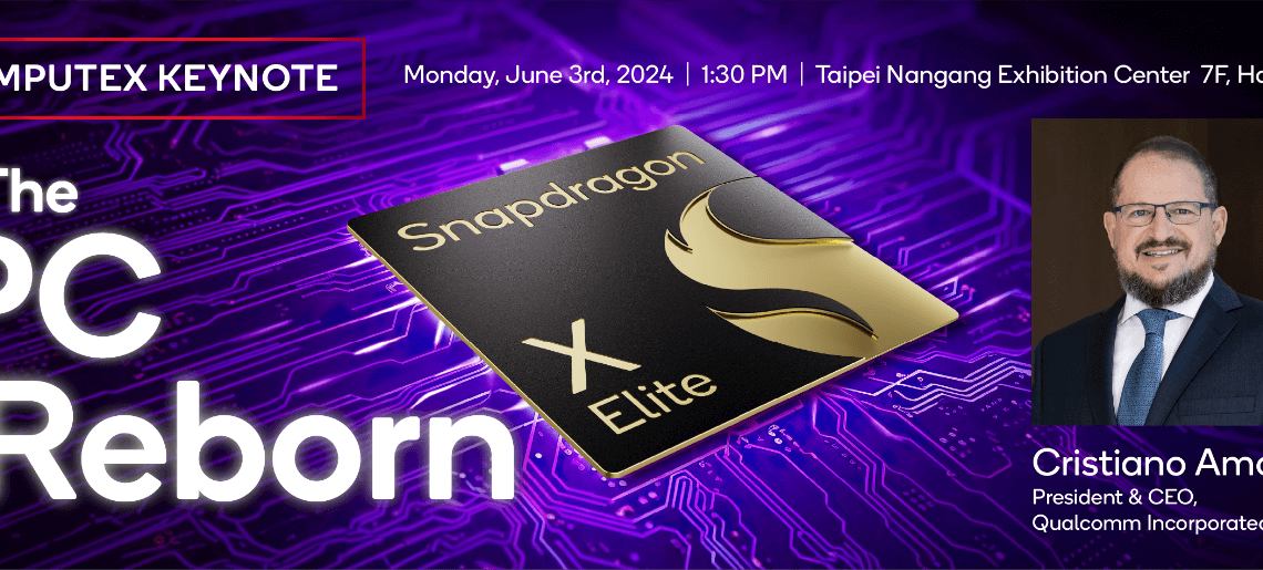 Cristiano Amon de Qualcomm Inaugura COMPUTEX 2024 con 'The PC Reborn' - HardwaReviews